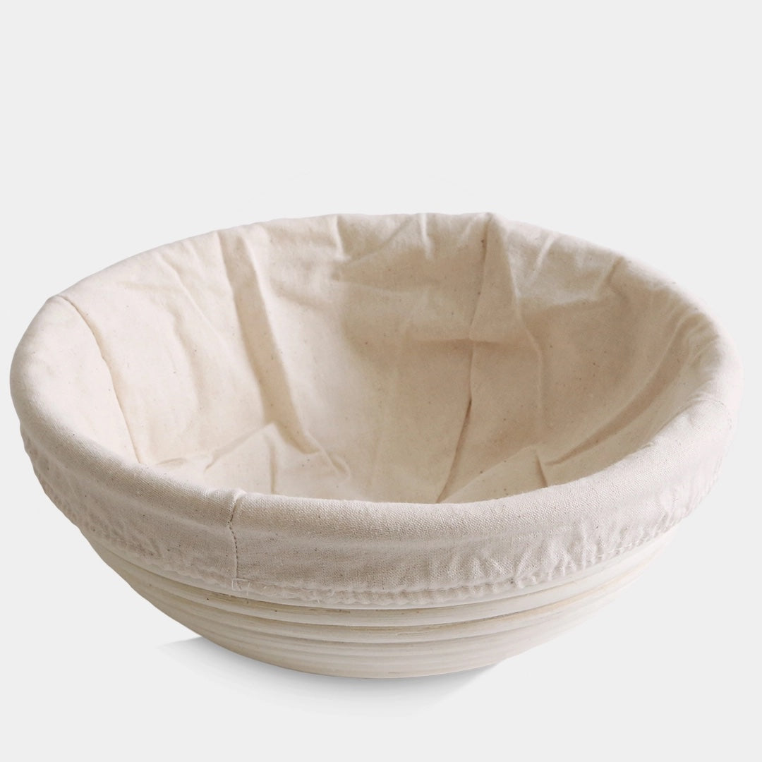 Breadtopia Round Proofing Basket With Liner – Salt Creek Mercantile